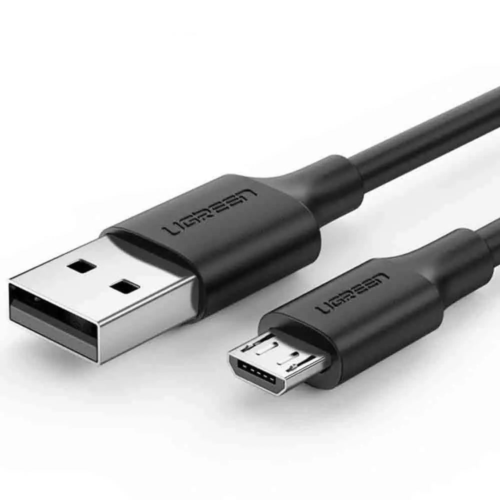 UGREEN 2m USB 2.0 A to Micro USB Cable Nickel Plating, Black (60138) - – Ugreen India